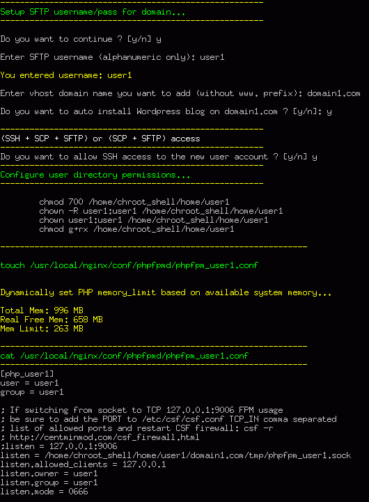 Previews Jailed Chrooted Sftp And Ssh User Nginx Vhost Menu Centmin Mod Community Support Forums